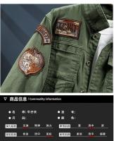 China Brown Army Green Daily Cotton 100% Solid Color french workwear jacket wholesale Long Sleeve Urban Fashion Custom (JK556) for sale