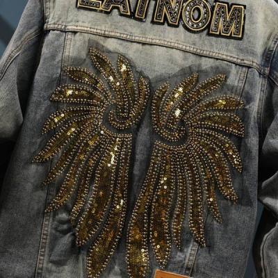 China Fabric Hem Fabric Hem Long Sleeve Vintage Color french workwear jacket wholesale Polyester 19% Urban Fashion Custom (JK536) for sale