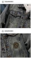 China Fabric Hem Fabric Hem Long Sleeve Vintage Color french workwear jacket wholesale Polyester 19% Urban Fashion Custom (JK536) for sale
