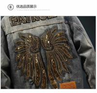 China Fabric Hem Fabric Hem Long Sleeve Vintage Color french workwear jacket wholesale Polyester 19% Urban Fashion Custom (JK536) for sale