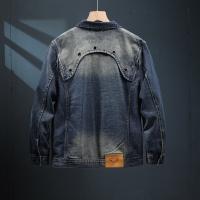 China Blue Solid Color Long Sleeve biker jacket wholesale Polyester 19% Urban Fashion Custom (JK525) for sale