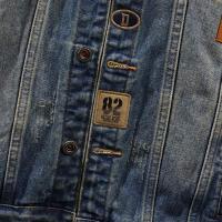 China Regular Blue Solid Color Long Sleeve french workwear jacket wholesale Polyester 19% Urban Fashion Custom (JK530) for sale