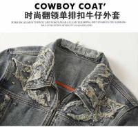 China No Lining Solid Color Youth Trend french workwear jacket wholesale Long Sleeve Polyester 19% Custom (JK707) for sale