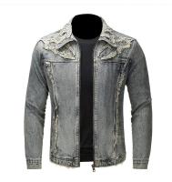 China No Lining Solid Color Youth Trend french workwear jacket wholesale Long Sleeve Polyester 19% Custom (JK707) for sale