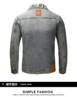 China No Lining Solid Color Youth Trend french workwear jacket wholesale Long Sleeve Polyester 19% Custom (JK707) for sale