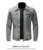 China No Lining Solid Color Youth Trend french workwear jacket wholesale Long Sleeve Polyester 19% Custom (JK707) for sale