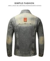 China Vintage Color Youth Trend Long Sleeve Vintage Color french workwear jacket wholesale Polyester 19% Zipper Custom (JK709) for sale