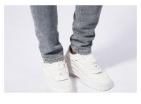 China Grey Mid Waist Urban Fashion wholesale skinny jeans mens Distressed Vintage Washed Regular Custom (Y230) for sale