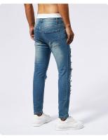 China Blue Blue Youth Trend Slight Stretch wholesale skinny jeans mens Regular Custom (Y224) for sale