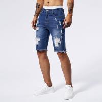 China Vintage Color Blue Black Summer Mid Waist High Stretch wholesale men shorts cargo Urban Fashion Vintage Color Blue Black Custom (Y232) for sale