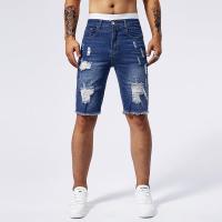 China Vintage Color Blue Black Summer Mid Waist High Stretch wholesale men shorts cargo Urban Fashion Vintage Color Blue Black Custom (Y232) for sale