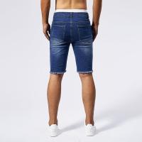 China Vintage Color Blue Black Summer Mid Waist High Stretch wholesale men shorts cargo Urban Fashion Vintage Color Blue Black Custom (Y232) for sale