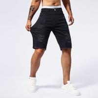 China Vintage Color Blue Black Summer Mid Waist High Stretch wholesale men shorts cargo Urban Fashion Vintage Color Blue Black Custom (Y232) for sale