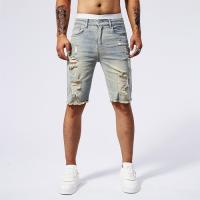 China Vintage Color Blue Black Summer Mid Waist High Stretch wholesale men shorts cargo Urban Fashion Vintage Color Blue Black Custom (Y232) for sale