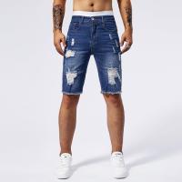 China Vintage Color Blue Black Summer Mid Waist High Stretch wholesale men shorts cargo Urban Fashion Vintage Color Blue Black Custom (Y232) for sale