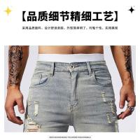 China Vintage Color Blue Black Summer Mid Waist High Stretch wholesale men shorts cargo Urban Fashion Vintage Color Blue Black Custom (Y232) for sale