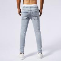 China Blue Grey Blue Grey Mid Waist High Stretch wholesale skinny jeans mens Urban Fashion Regular Custom (TM226) for sale