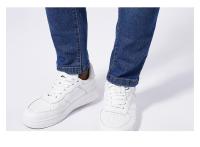 China Mid Waist Blue Mid Waist Youth Trend wholesale skinny jeans mens Slight Stretch Regular Custom (TM223) for sale