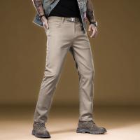 China Mid Waist Solid Color Youth Trend mens pants wholesale Autumn 2025 Khaki Dark Grey Custom (P3100) for sale