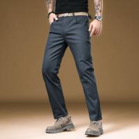 China Mid Waist Solid Color Youth Trend mens pants wholesale Autumn 2025 Khaki Dark Grey Custom (P3100) for sale