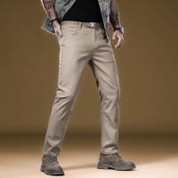 China Mid Waist Solid Color Youth Trend mens pants wholesale Autumn 2025 Khaki Dark Grey Custom (P3100) for sale