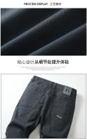 China Mid Waist Solid Color Youth Trend mens pants wholesale Autumn 2025 Khaki Dark Grey Custom (P3100) for sale