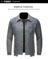 China Blue Daily No Lining mens wholesale dress shirts Long Sleeve Multi Pocket Custom (CS012) for sale