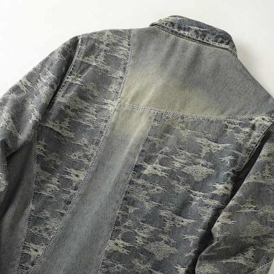 China Youth Trend Long Sleeve Vintage Color mens wholesale dress shirts Single Breasted Regular Custom (CS009) for sale
