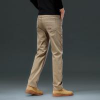 China Khaki Dark Grey Mid Waist Solid Color Youth Trend mens pants wholesale Khaki Dark Grey Regular Custom (P3100) for sale