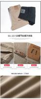 China Khaki Dark Grey Mid Waist Solid Color Youth Trend mens pants wholesale Khaki Dark Grey Regular Custom (P3100) for sale