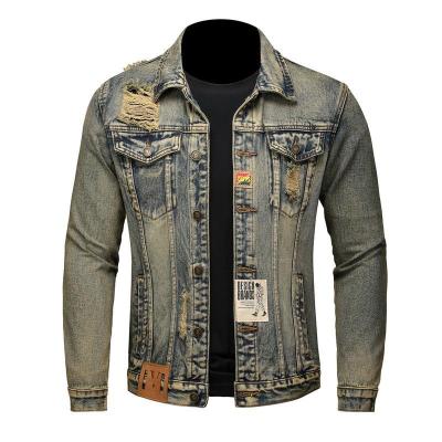 China Single Breasted Fabric Hem Solid Color Long Sleeve french workwear jacket wholesale Polyester 19% Single Breasted Custom (JK5101) for sale
