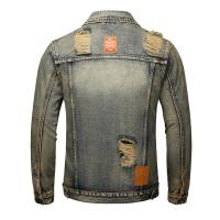 China Single Breasted Fabric Hem Solid Color Long Sleeve french workwear jacket wholesale Polyester 19% Single Breasted Custom (JK5101) for sale