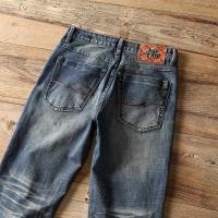 China Blue Blue Summer Mid Waist wholesale skinny jeans mens Youth Trend Regular Fit Custom (P387) for sale
