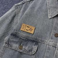 China Summer Regular Solid Color french workwear jacket wholesale Youth Trend Short Sleeve Custom (CS564) for sale