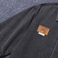 China Summer Regular Dark Grey mens wholesale dress shirts Solid Color Youth Trend Custom (CS573) for sale