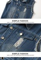 China Blue Youth Trend Single Breasted wholesale jackets and coats Regular Custom (MG578) for sale