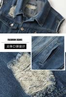 China Blue Youth Trend Single Breasted wholesale jackets and coats Regular Custom (MG578) for sale