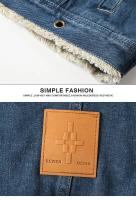 China Blue Youth Trend Single Breasted wholesale jackets and coats Regular Custom (MG578) for sale