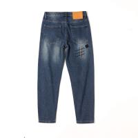 China Blue Mid Waist Urban Fashion wholesale skinny jeans mens Spring/Autumn Slight Stretch Custom (MG802) for sale
