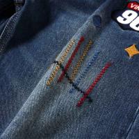 China Blue Mid Waist Urban Fashion wholesale skinny jeans mens Spring/Autumn Slight Stretch Custom (MG802) for sale