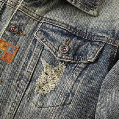 China Long Sleeve Vintage Color Polyester 19% french workwear jacket wholesale Urban Fashion Single Breasted Custom (JK590) for sale