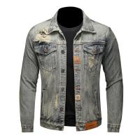 China Long Sleeve Vintage Color Polyester 19% french workwear jacket wholesale Urban Fashion Single Breasted Custom (JK590) for sale