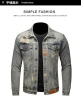 China Long Sleeve Vintage Color Polyester 19% french workwear jacket wholesale Urban Fashion Single Breasted Custom (JK590) for sale