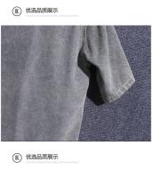 China Summer Regular Solid Color mens wholesale dress shirts Short Sleeve Vintage Color Custom (CS564) for sale