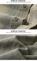 China Single Breasted Youth Trend Long Sleeve Vintage Color mens wholesale dress shirts Regular Single Breasted Custom (CS006) for sale