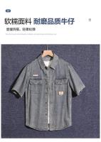 China Summer Regular Short Sleeve mens wholesale dress shirts Vintage Color Urban Fashion Custom (CS562) for sale
