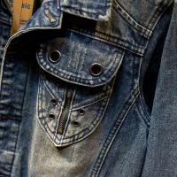 China Blue Daily No Lining biker jacket wholesale Youth Trend Long Sleeve Custom (JK525) for sale