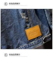 China Polyester 19% Daily Long Sleeve Vintage Color french workwear jacket wholesale Polyester 19% Urban Fashion Custom (JK522) for sale