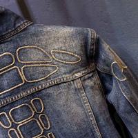 China Single Breasted Blue Daily Long Sleeve biker jacket wholesale Polyester 19% Urban Fashion Custom (528) for sale