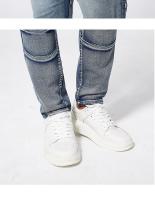 China Daily Summer Mid Waist wholesale skinny jeans mens Youth Trend Blue Light Blue Custom (Y234) for sale